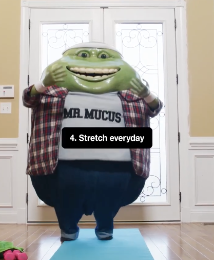 Cold & Flu Brand's Giant Snot Mascot Mr Mucus Becomes Unlikely Sex ...