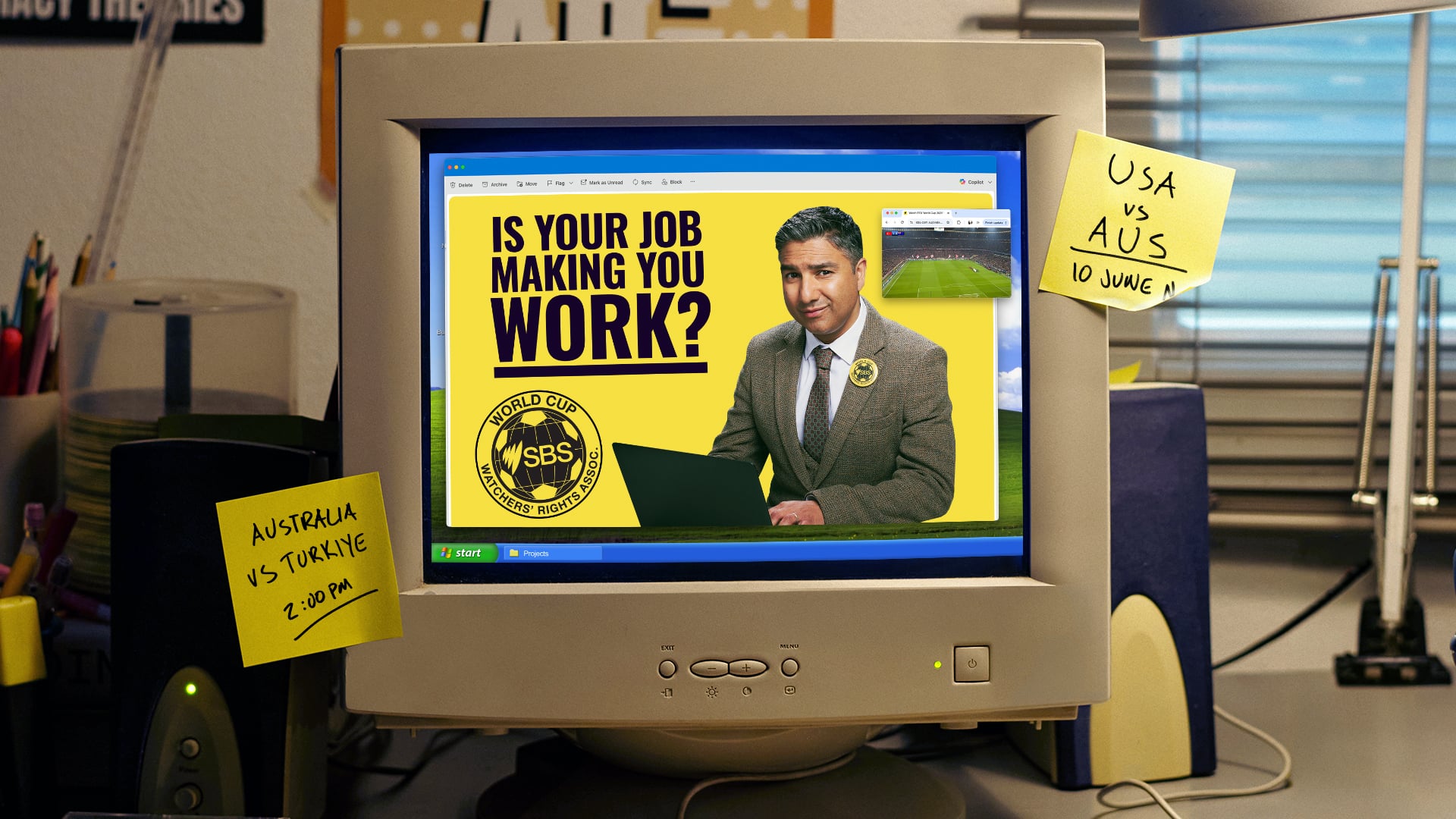 SBS Targets Office Workers With Cheeky Campaign In Bid To Double FIFA ...